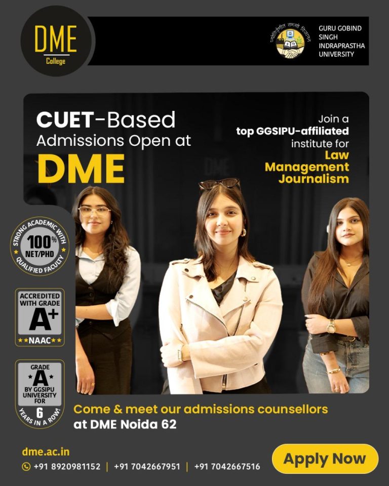 DME Noida | Ranked Among Top IPU Colleges in Delhi NCR